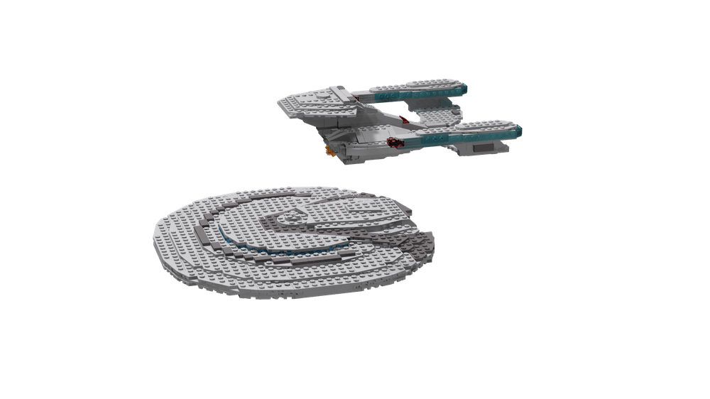 LEGO MOC Ross-Class Starship USS Archer by LegendAJ | Rebrickable ...