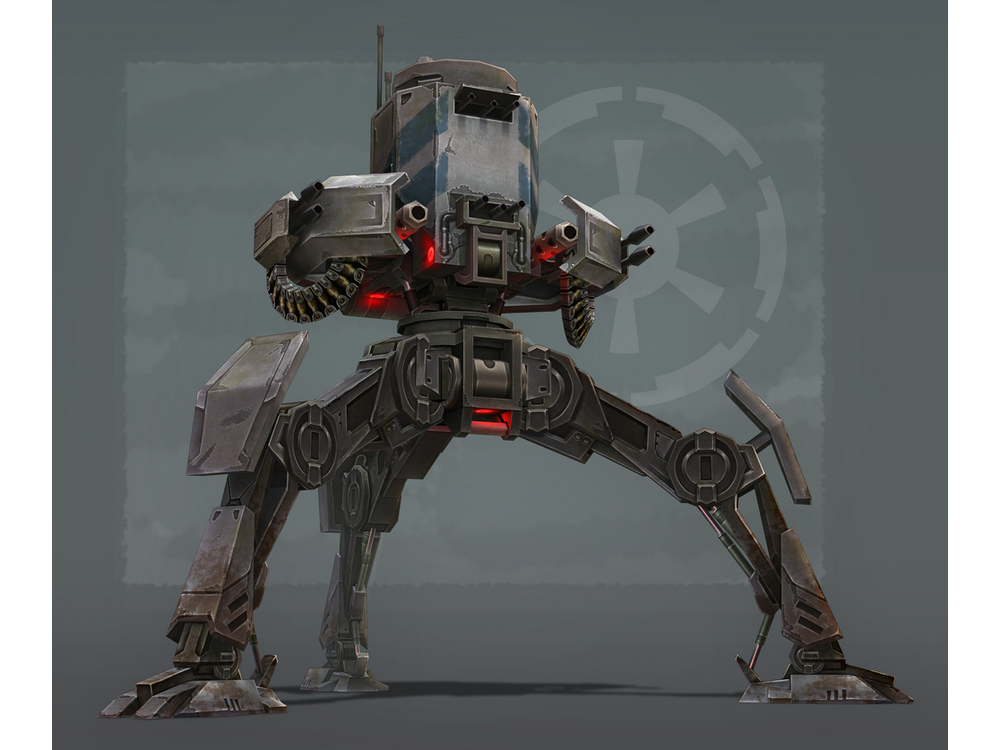 LEGO MOC Imperial Tri-droid (Star Wars: Uprising) 5M-Sec Droid MOC by ...