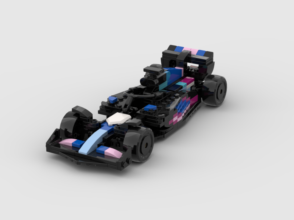 LEGO MOC Lego Alpine A524 F1 car by Tom designs | Rebrickable - Build ...