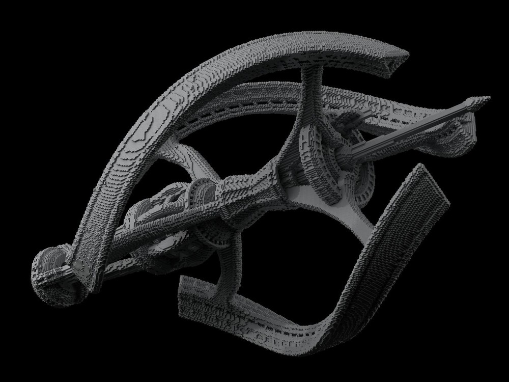 LEGO MOC Spaceship Avalon from the movie Passengers, made entirely from ...