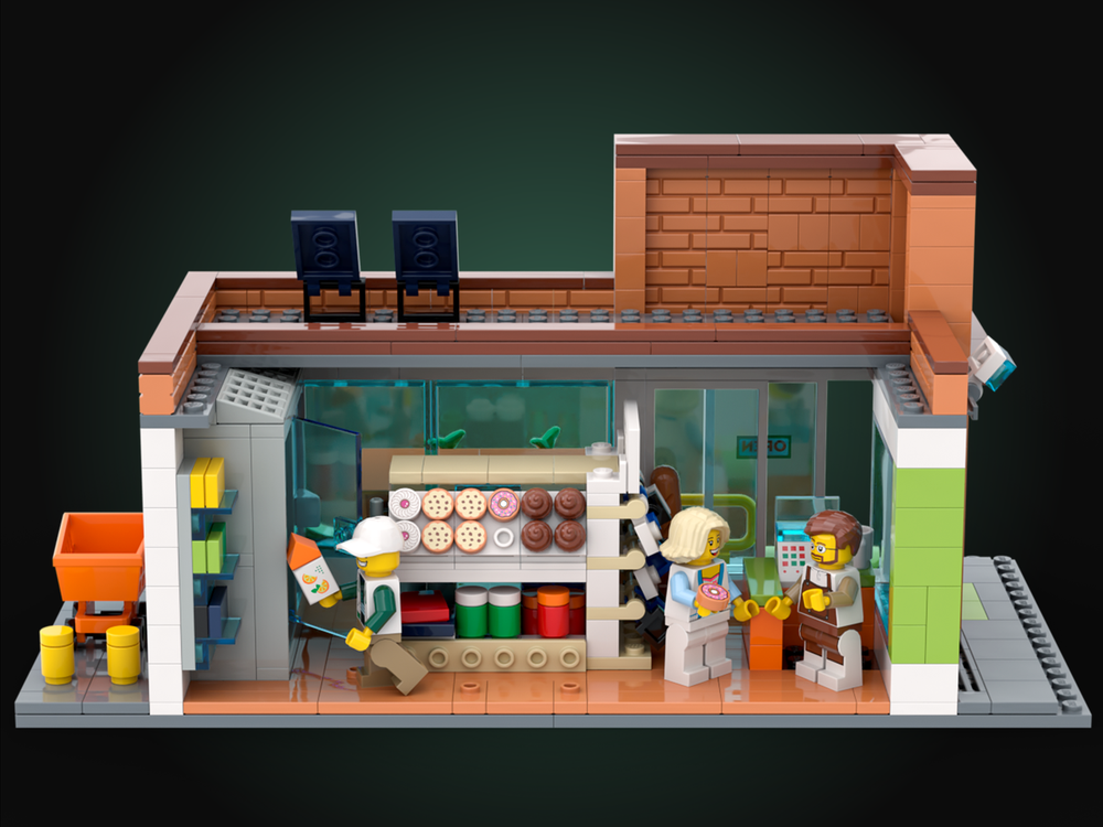 LEGO MOC Lego City Market by brickingfromhome | Rebrickable - Build ...