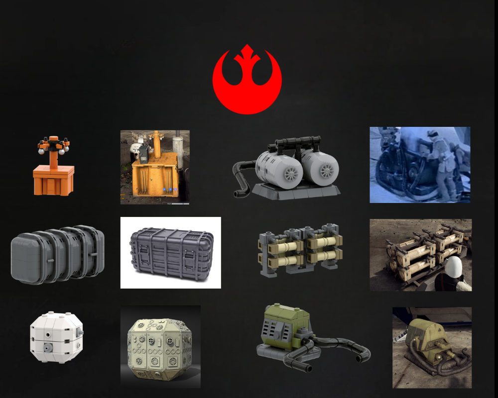 LEGO MOC Rebel Alliance - Crates, Containers & Structures by ...
