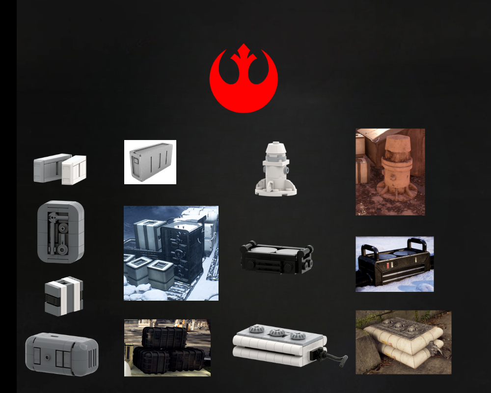 LEGO MOC Rebel Alliance - Crates, Containers & Structures by ...
