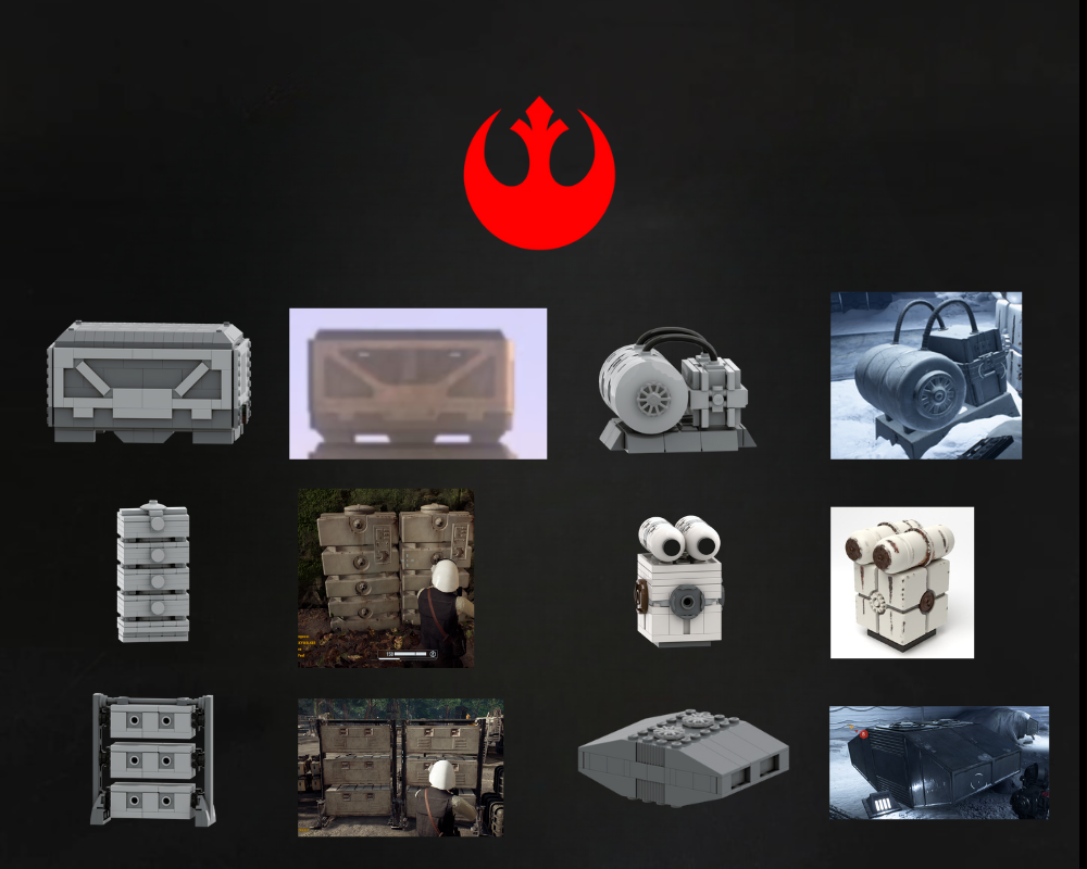 LEGO MOC Rebel Alliance - Crates, Containers & Structures by ...