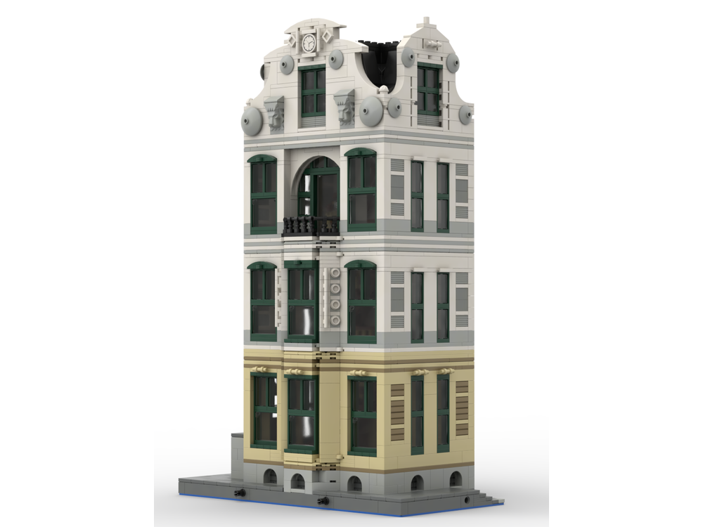 LEGO MOC Bay Window Canal House by Knob van Brick | Rebrickable - Build ...