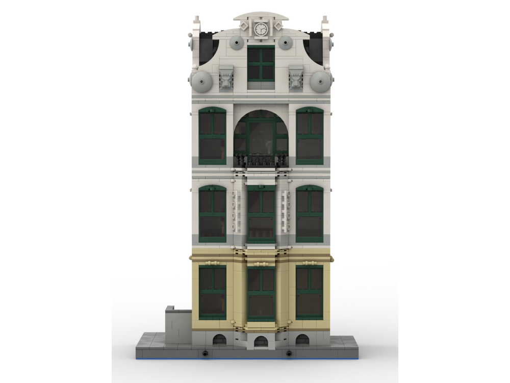 LEGO MOC Bay Window Canal House by Knob van Brick | Rebrickable - Build ...