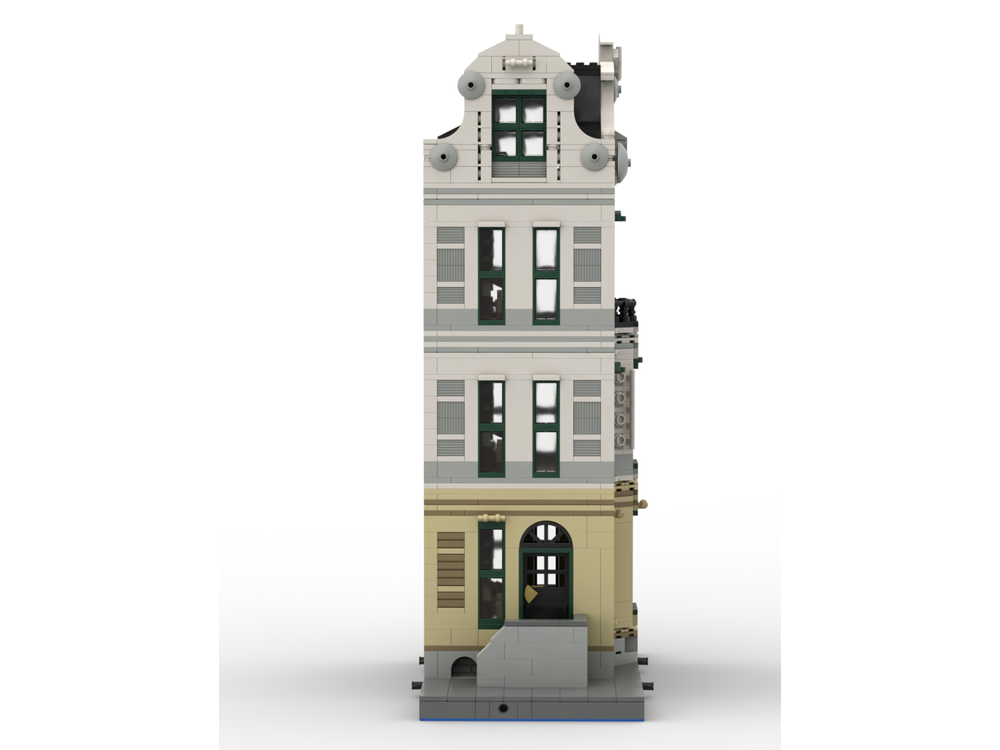 LEGO MOC Bay Window Canal House by Knob van Brick | Rebrickable - Build ...