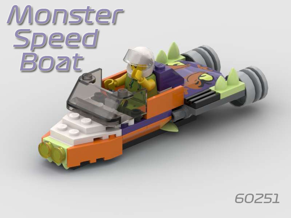 LEGO MOC 60251 Monster Speed Boat by dLegooo | Rebrickable - Build with ...
