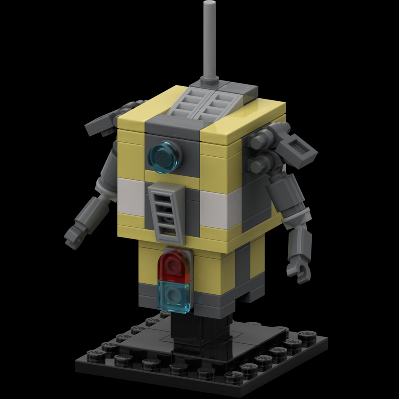 LEGO MOC CL4P-TP (Claptrap) Brickheadz (Borderlands) by ...