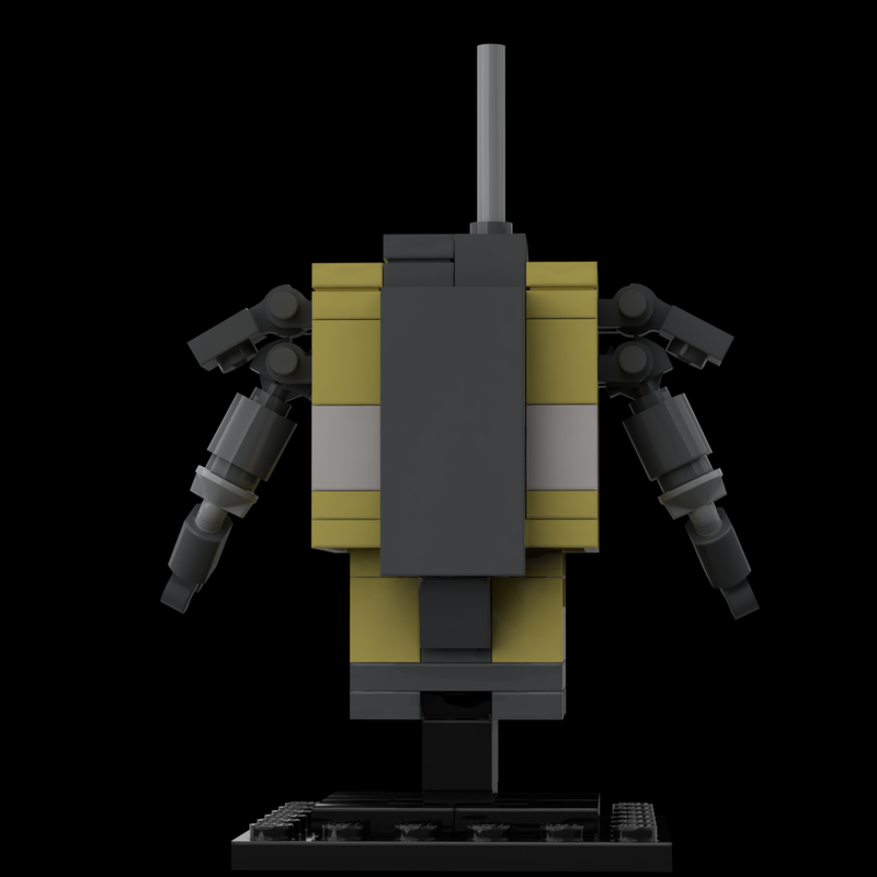 LEGO MOC CL4P-TP (Claptrap) Brickheadz (Borderlands) by ...