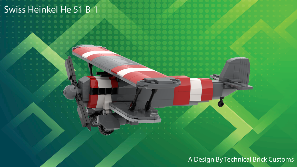 LEGO MOC Swiss Heinkel He 51 B-1 by TechnicalBrickCustoms | Rebrickable ...