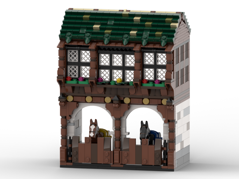 LEGO MOC Medieval Stables by Huebre | Rebrickable - Build with LEGO