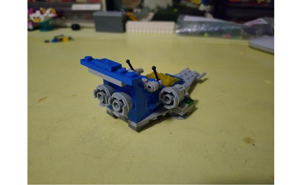 LEGO MOC 11910 Micro-Scale Space Cruiser by Darkchylde | Rebrickable ...