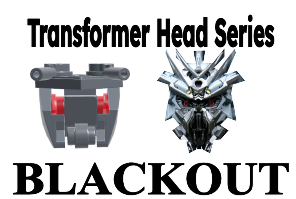 LEGO MOC Transformer Head Series: BLACKOUT by DLQuin™ | Rebrickable ...