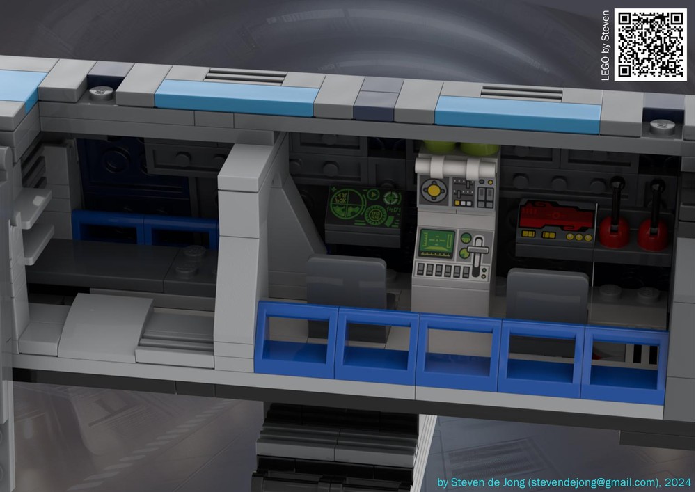 LEGO MOC Imperial Bolt MRT-7T7 Passenger Train (Minifig Scale, RC ...