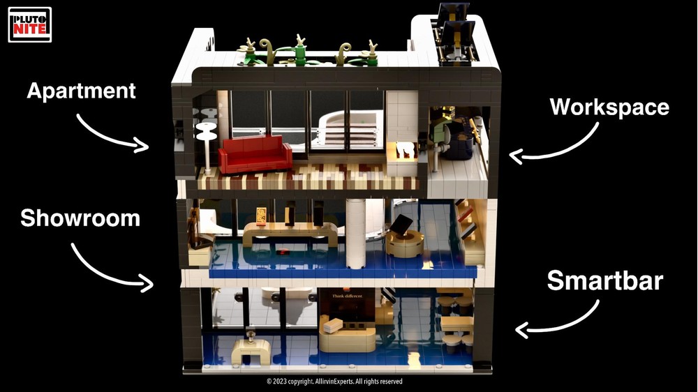 LEGO MOC Apple Store | Modular Series | AllirvinExperts by ...