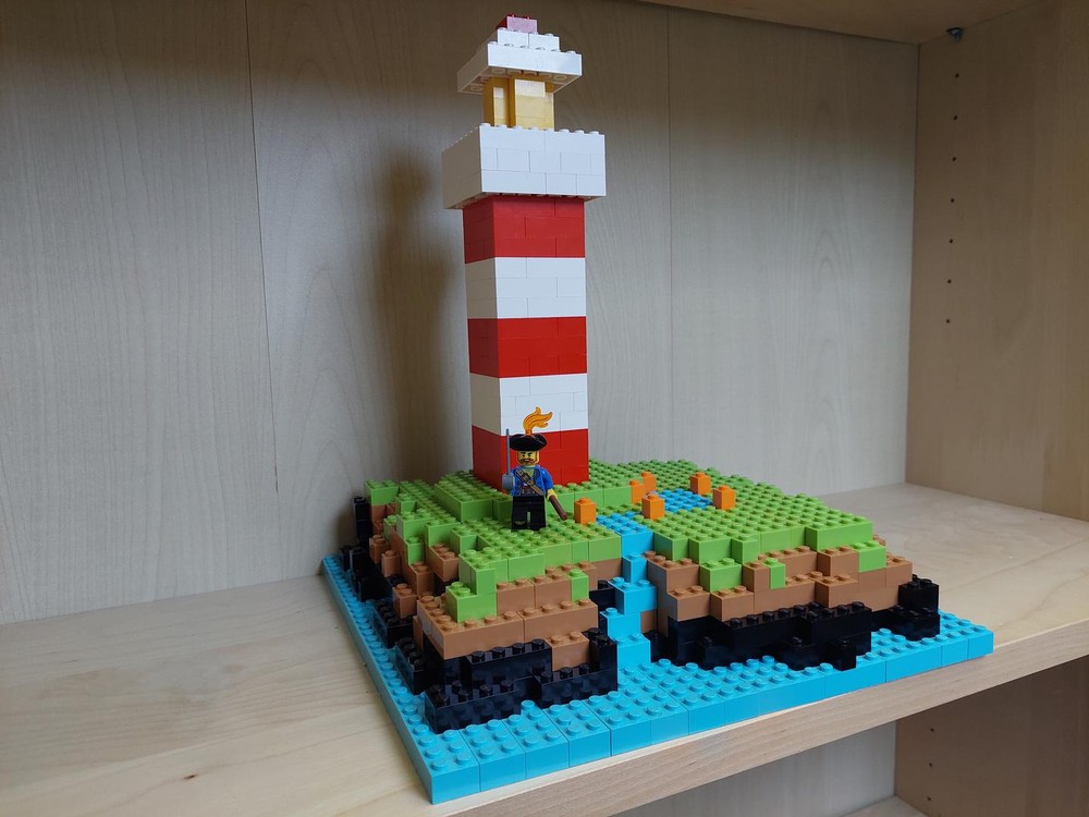 LEGO MOC 11030 - Black Rock Lighthouse by Stoeptegel | Rebrickable ...
