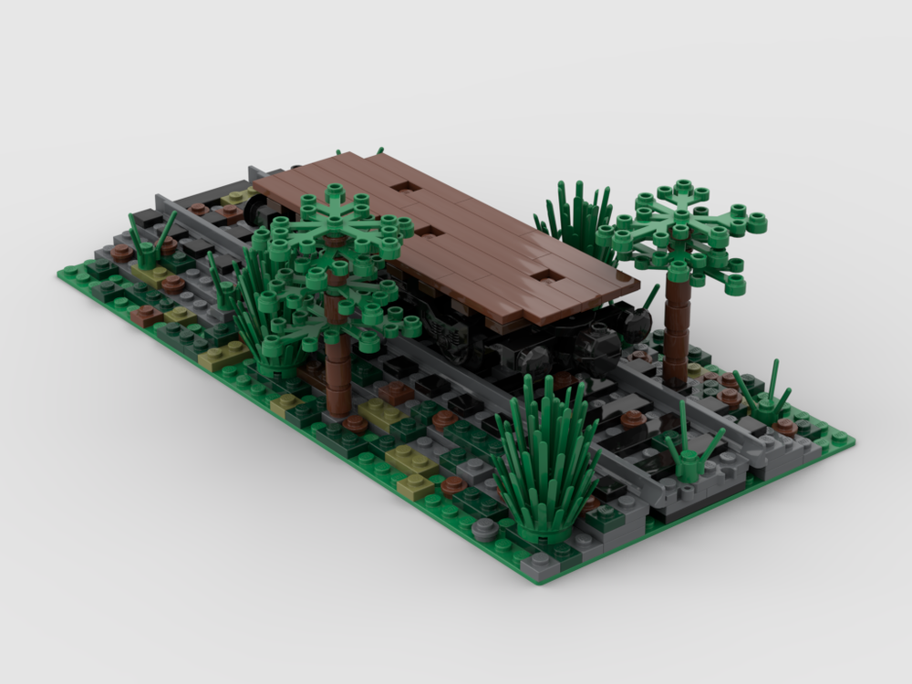 LEGO MOC Abandoned Flatbed by Brick Tastic | Rebrickable - Build with LEGO