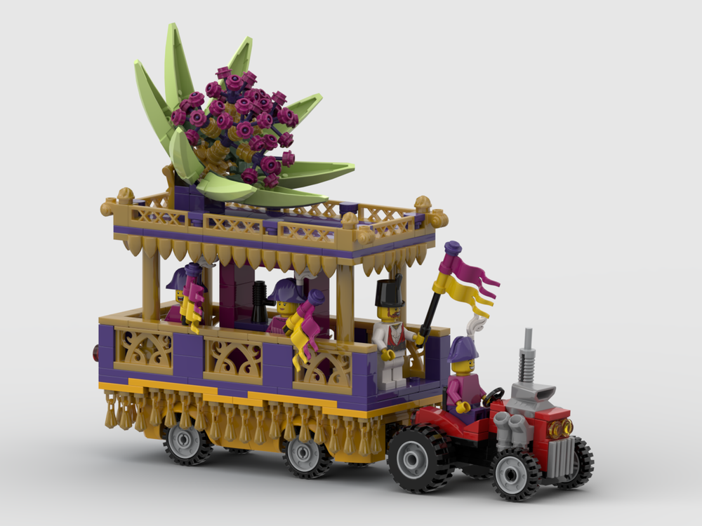 LEGO MOC Mardi Gras Parade Wagon by Cvanhulle | Rebrickable - Build ...