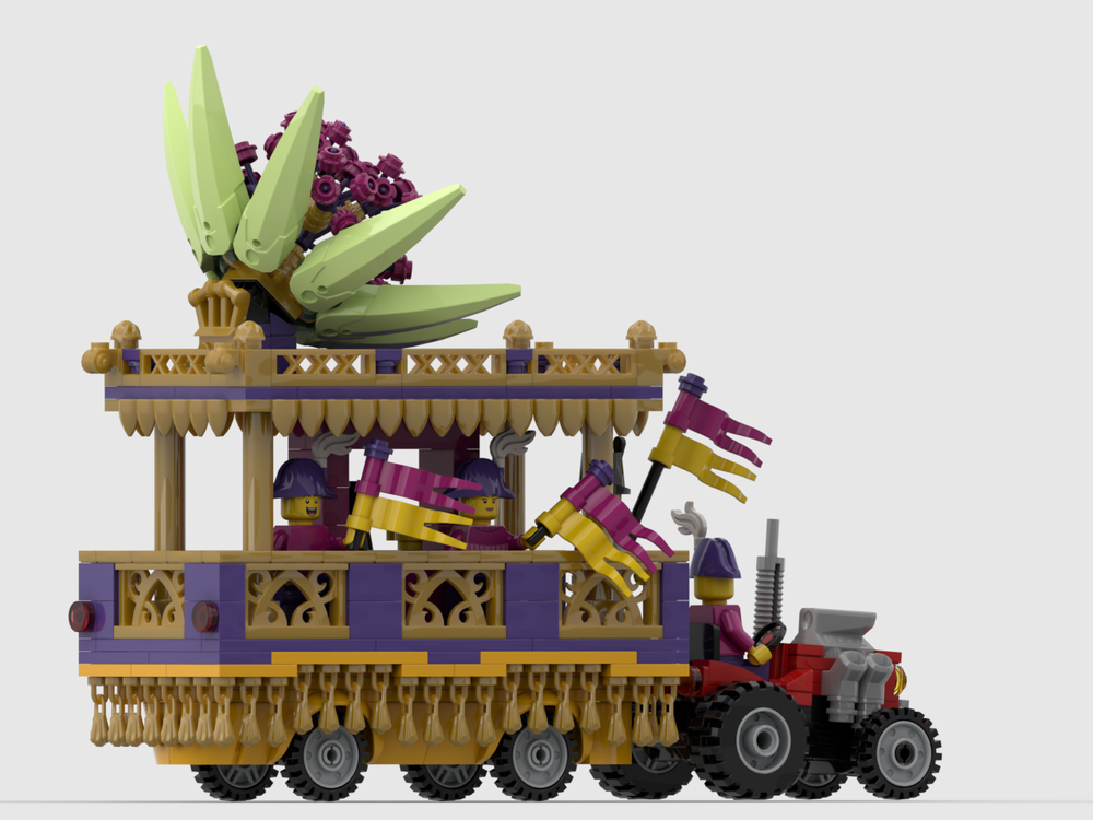LEGO MOC Mardi Gras Parade Wagon by Cvanhulle | Rebrickable - Build ...
