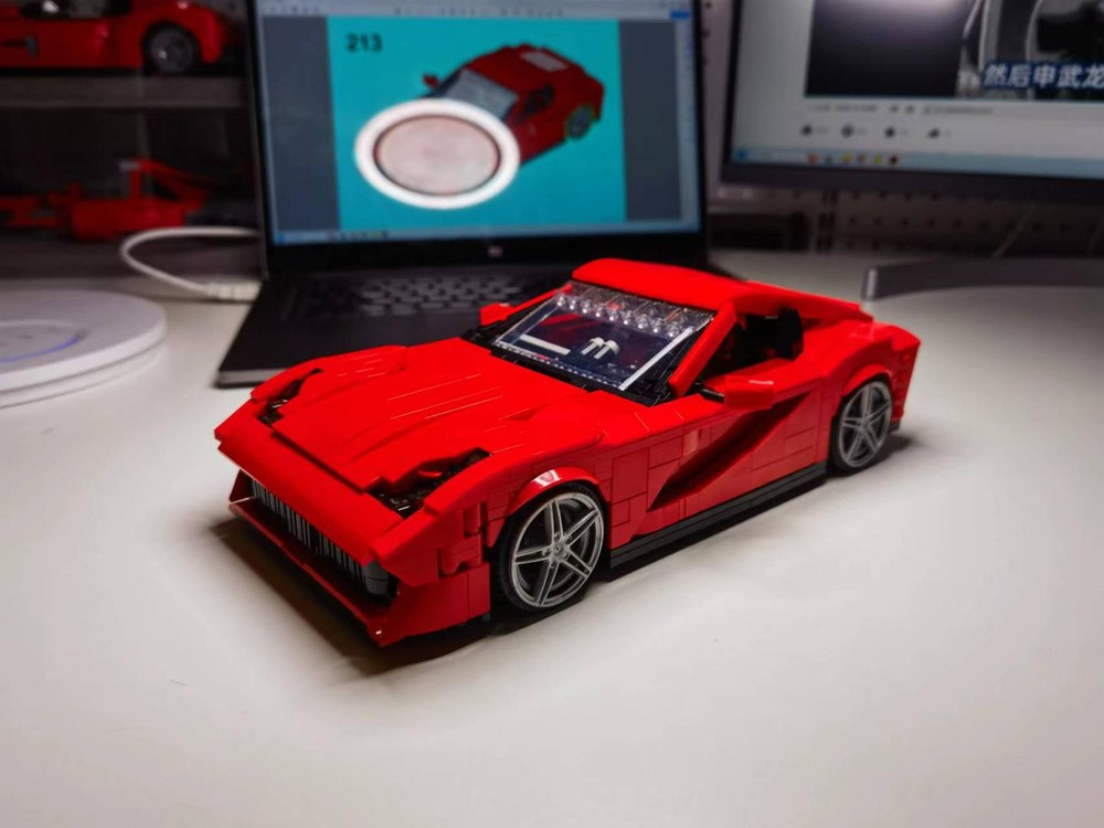 LEGO MOC Ferrari 812 Superfast by Arisa | Rebrickable - Build with LEGO
