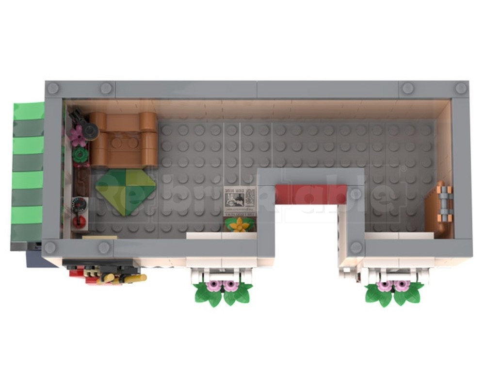 Lego Moc Downtown Noodle Shop Modular Modification 31131 By Soandso