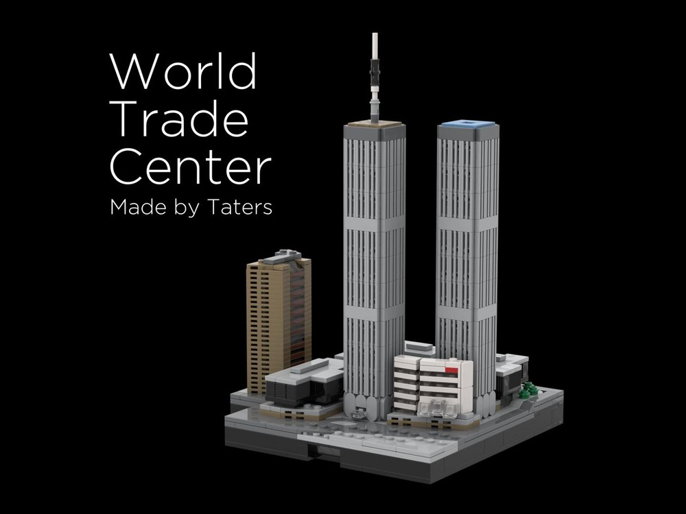 LEGO MOC World Trade Center (1987-2001) by Taters | Rebrickable - Build ...