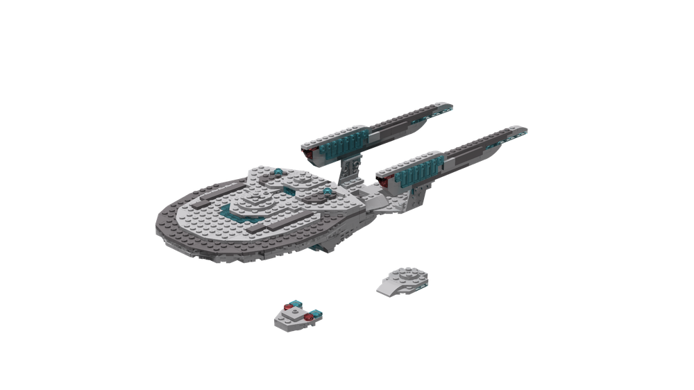 LEGO MOC Adelaide-Class Starship USS Adelaide by LegendAJ | Rebrickable ...