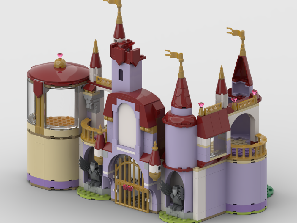 LEGO MOC Combined Belle Castle (43196+41067) by sudo-305 | Rebrickable ...