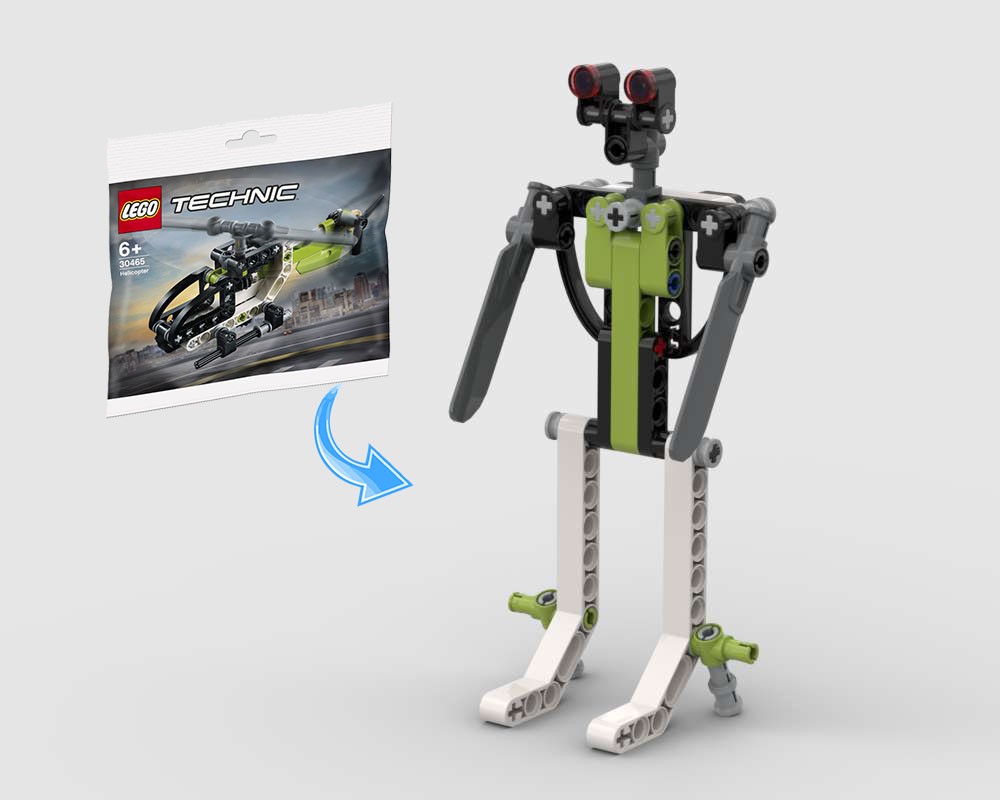 LEGO MOC Humanoid 30465 Alternative by ErikGS | Rebrickable - Build ...