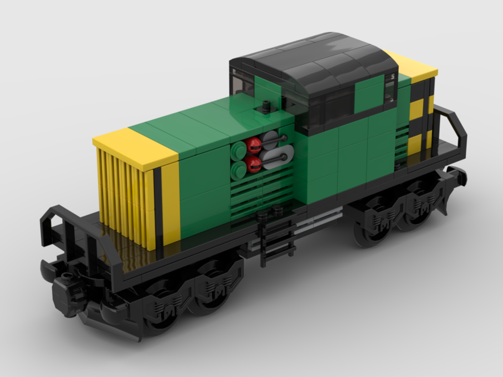 LEGO MOC Diesel Shunter(green) by The Spyder | Rebrickable - Build with LEGO