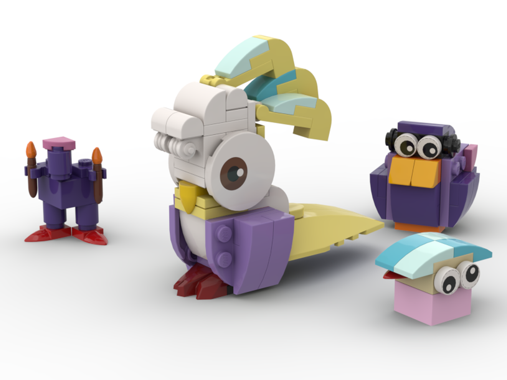 LEGO MOC-173773 cockatoo and her friends by EVA001 | Rebrickable ...