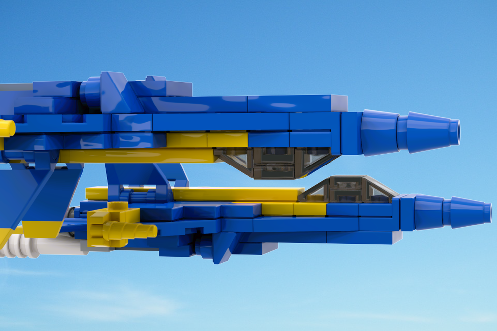 LEGO MOC Micro Blue Angels F/A-18 by bossofdos64 | Rebrickable - Build ...