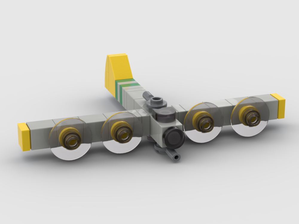 LEGO MOC flight fortes (boeing b-17) by mini military builds ...