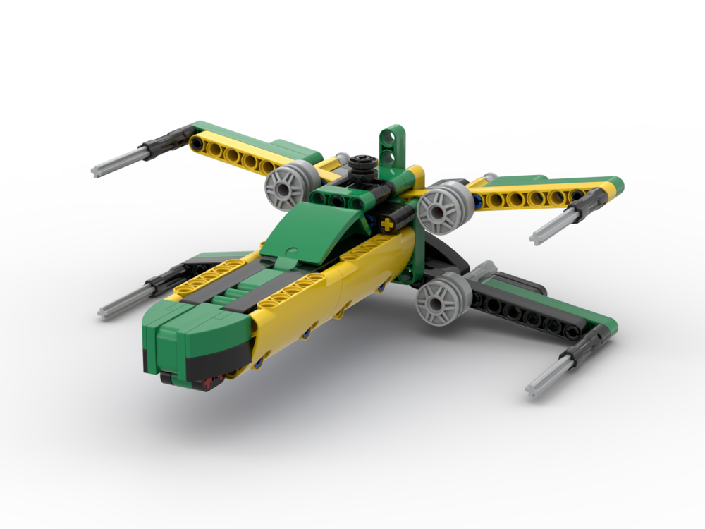 LEGO MOC 42136 - X-wing fighter by XaeroZKota | Rebrickable - Build ...