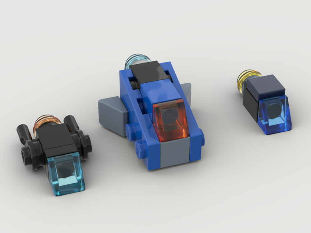 LEGO MOC Nanoscale Spaceships by GalaxySquad2013 | Rebrickable - Build ...