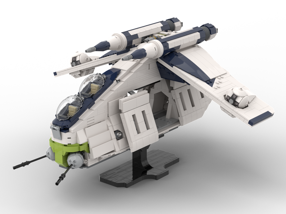 LEGO MOC Republic Gunship by Johns Brickworld | Rebrickable - Build ...