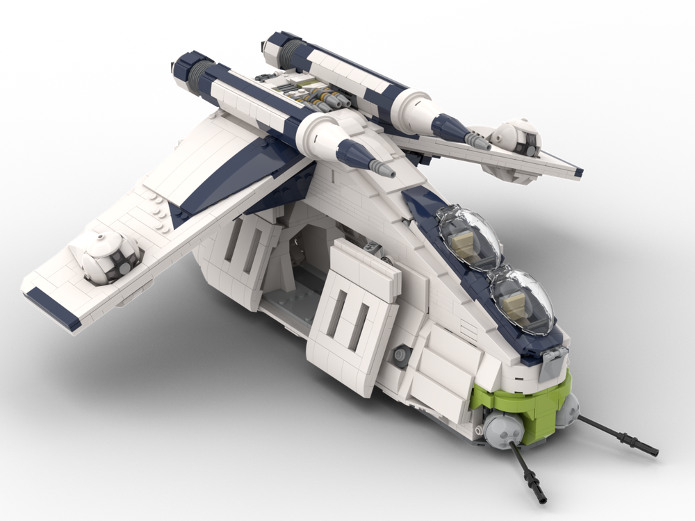 LEGO MOC Republic Gunship by Johns Brickworld | Rebrickable - Build ...