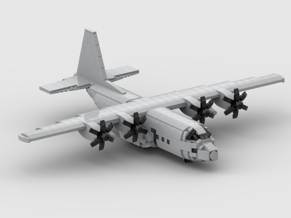 LEGO MOC C-130j Super Hercules Mini-Scale Add On by Brickosaurus ...