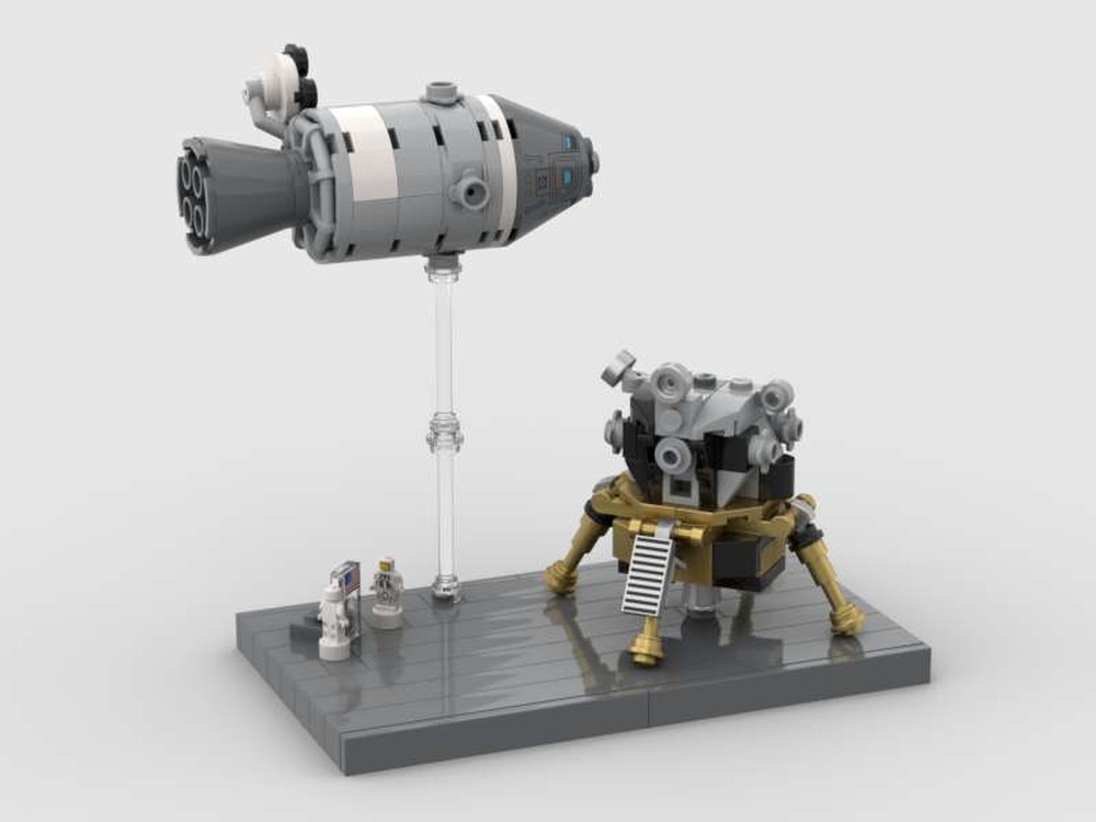 LEGO MOC Apollo 11 Tranquility Base by ej76az | Rebrickable - Build ...