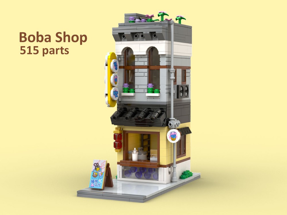 LEGO MOC Boba Shop by Xenlc | Rebrickable - Build with LEGO