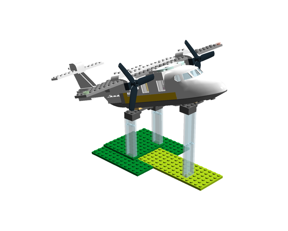 LEGO MOC Regional airliner with a display stand. by Fluffy_Vixen ...