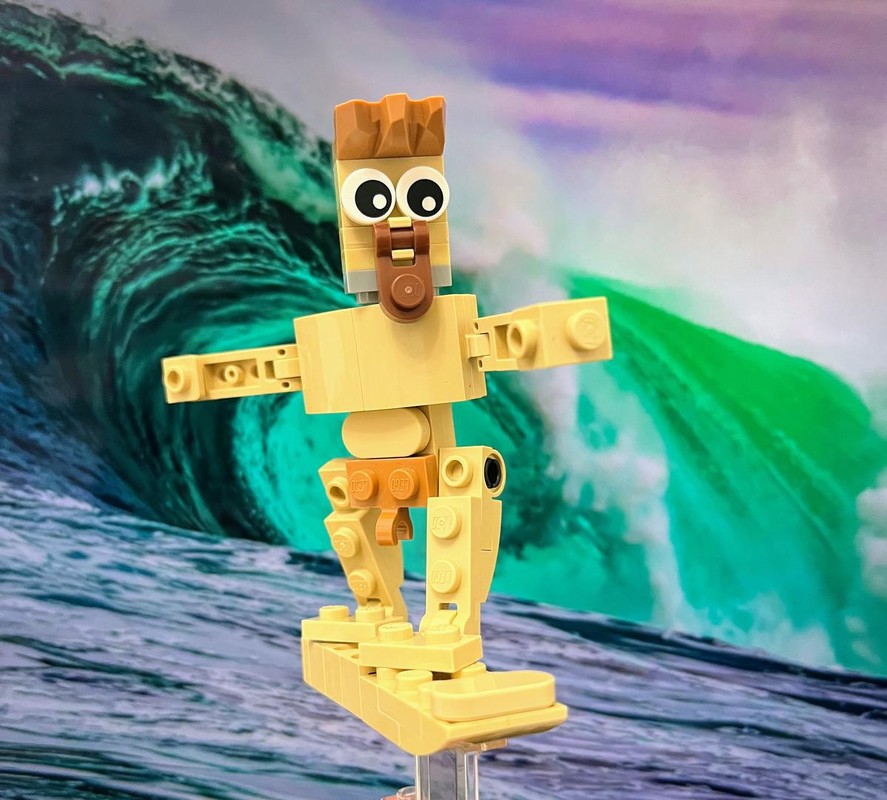 LEGO MOC 30666 Surfer by Idanty | Rebrickable - Build with LEGO
