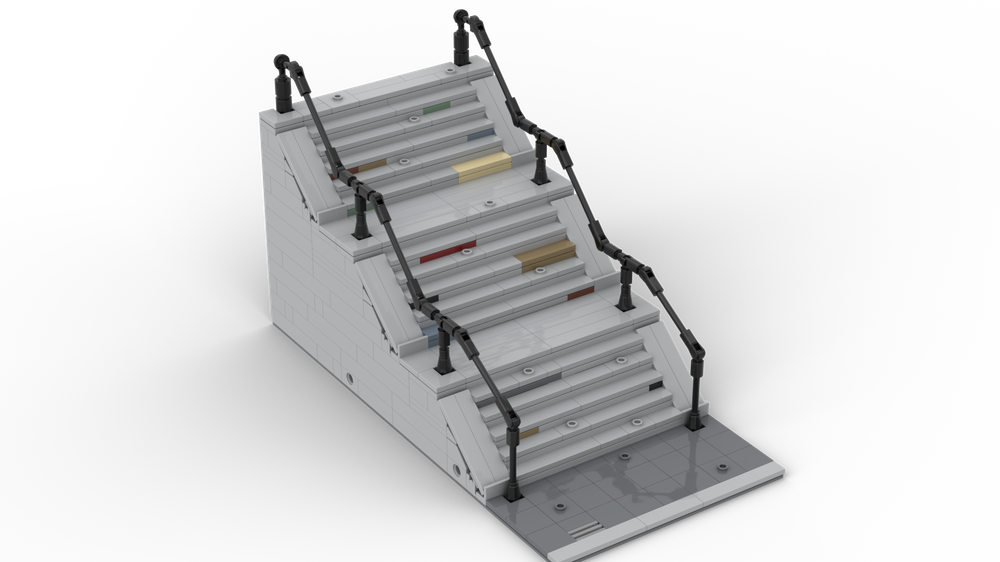 LEGO MOC Joker's Stairs (Modular) by Macs.R | Rebrickable - Build with LEGO