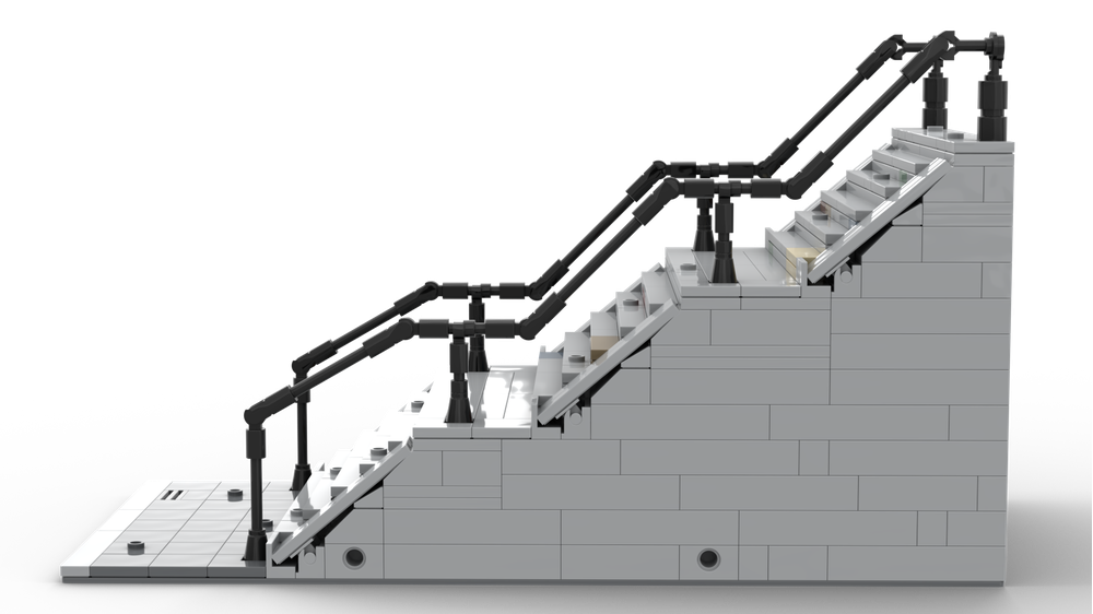 LEGO MOC Joker's Stairs (Modular) by Macs.R | Rebrickable - Build with LEGO