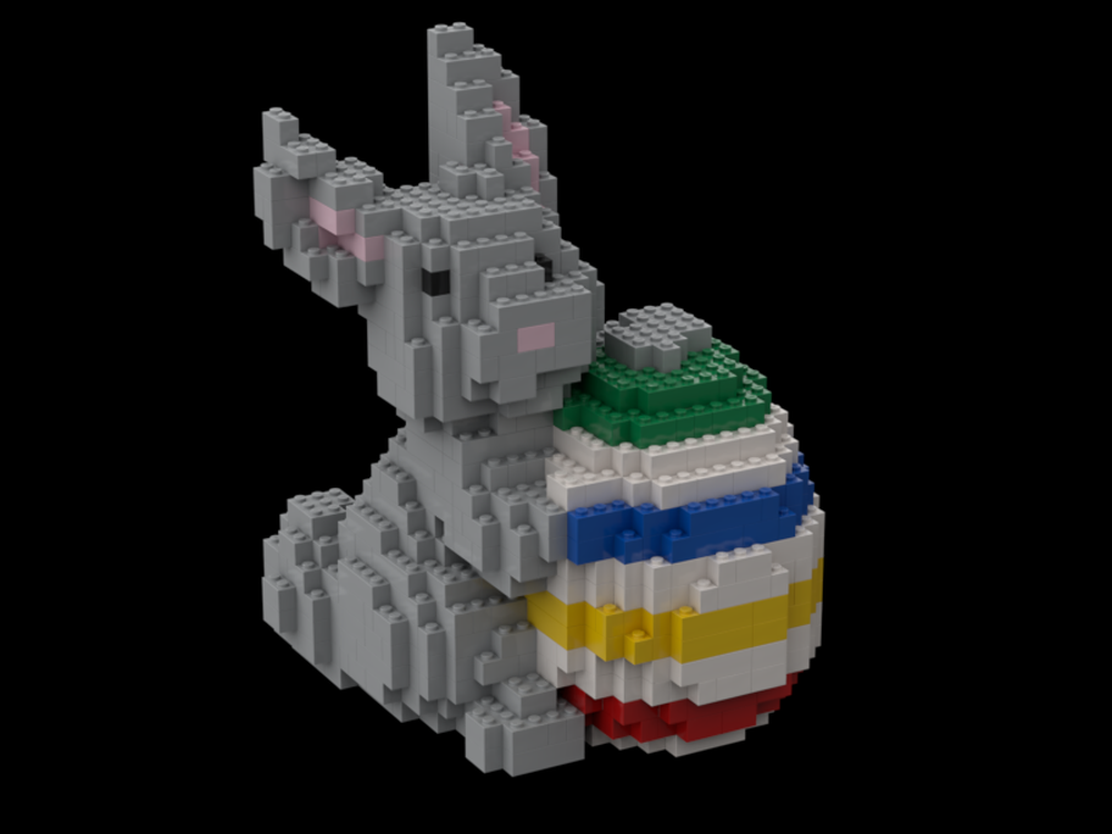 LEGO MOC Easter bunny by blackmaster | Rebrickable - Build with LEGO