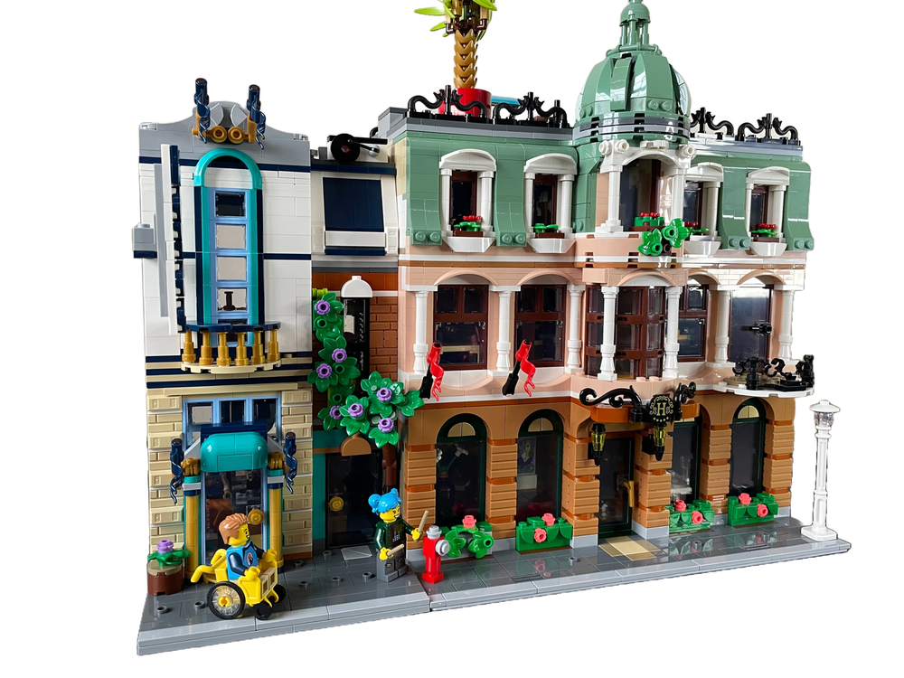LEGO MOC Hotel and Recording Studio Modular Alternate build of 31141 by re-bricked | Rebrickable ...