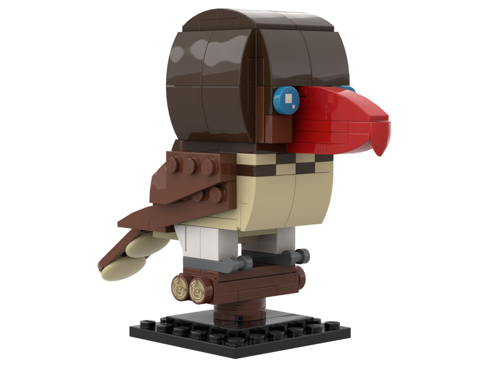LEGO MOC Red Billed Dwarf Hornbill: Birdheadz by OrchardBuilds ...