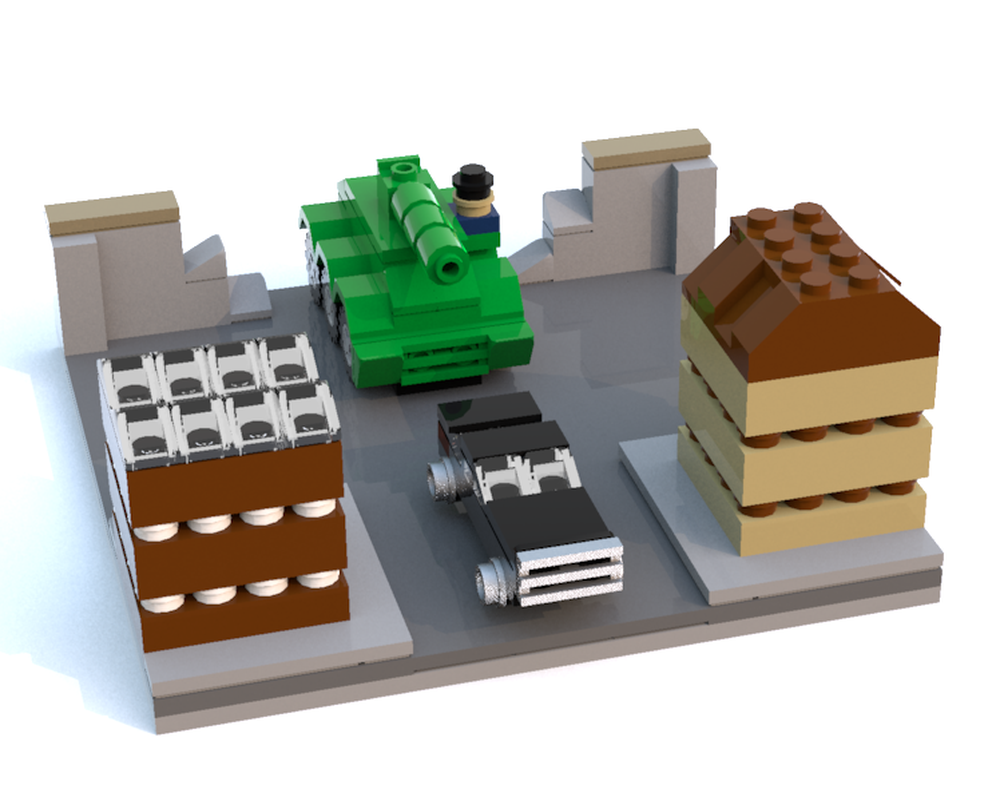LEGO MOC Minature Goldeneye by MICHAEL1 | Rebrickable - Build with LEGO