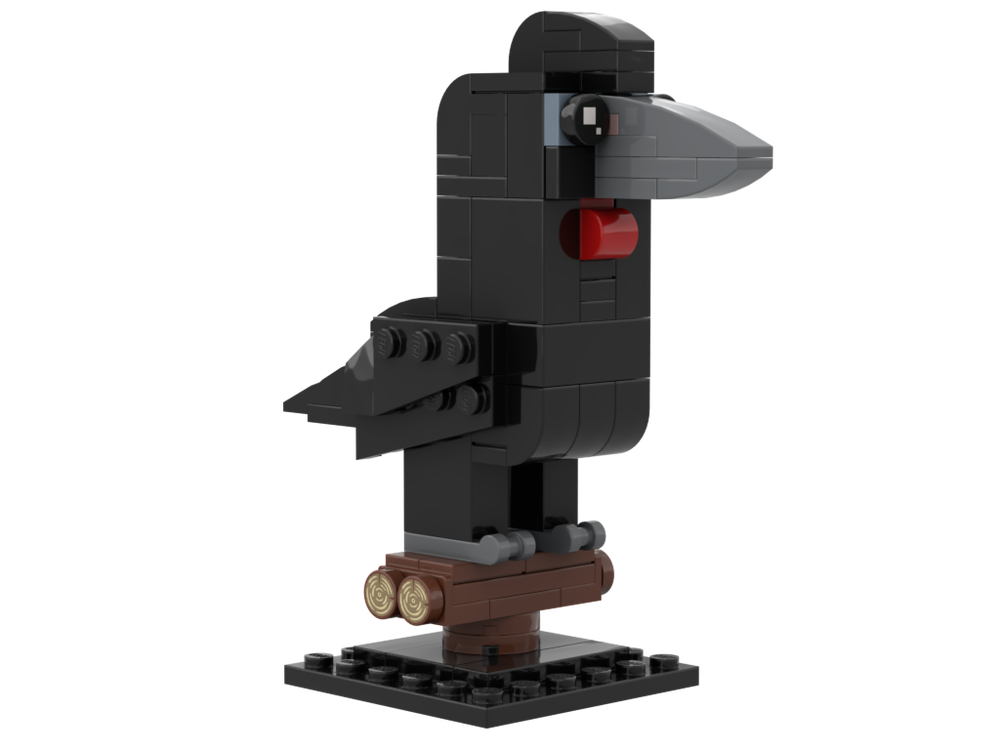 LEGO MOC-173941 Abyssinian Ground Hornbill (Male): Birdheadz by ...